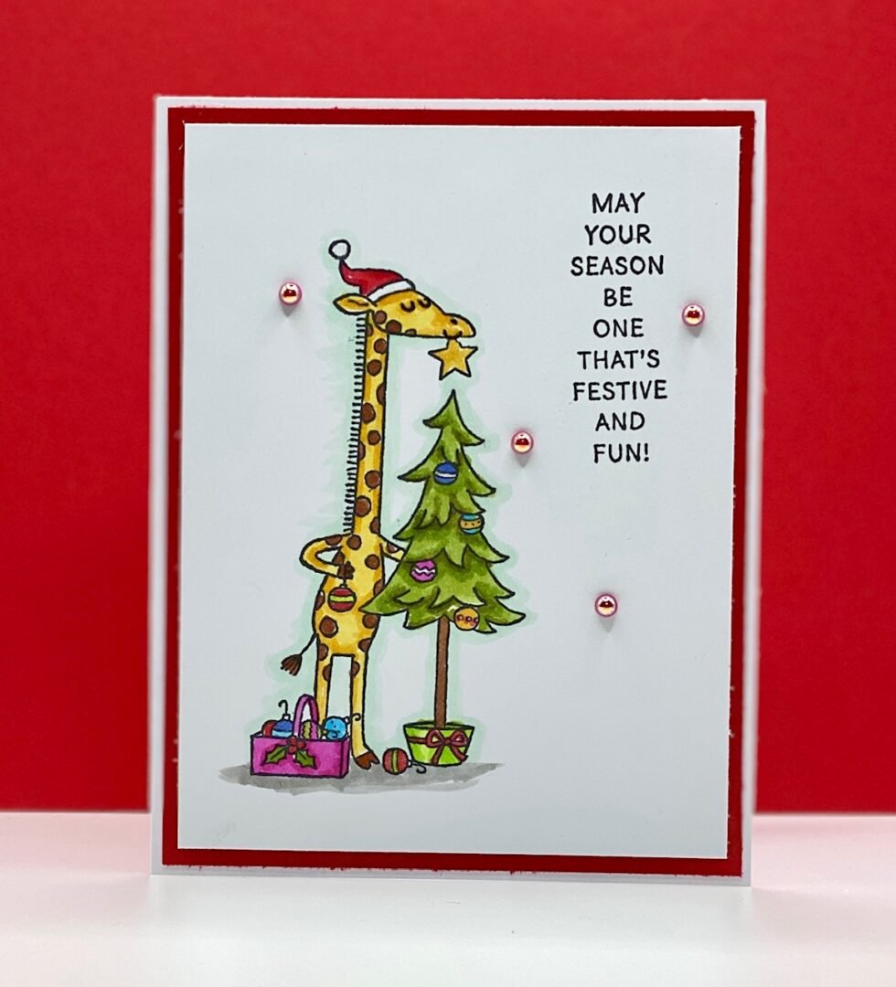 Festive & Fun Card with Lots of Coloring with Stampin' Blends ...